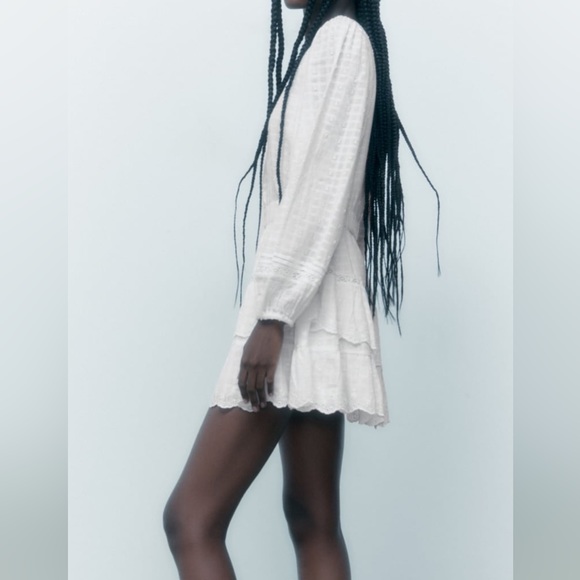 Zara | Dresses | Zara Embroidered Dress | Poshmark